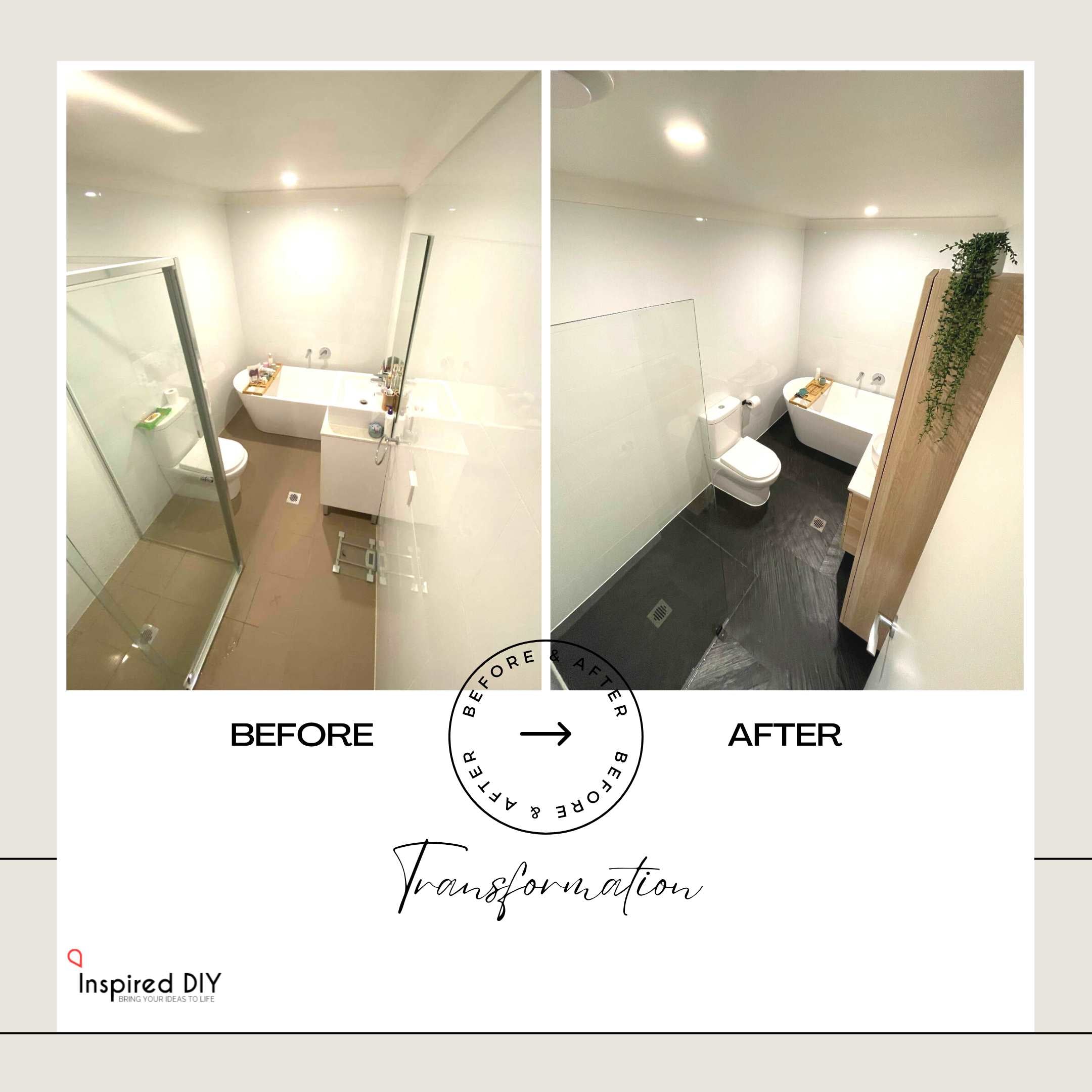 Bathroom - Black Line – Inspired DIY