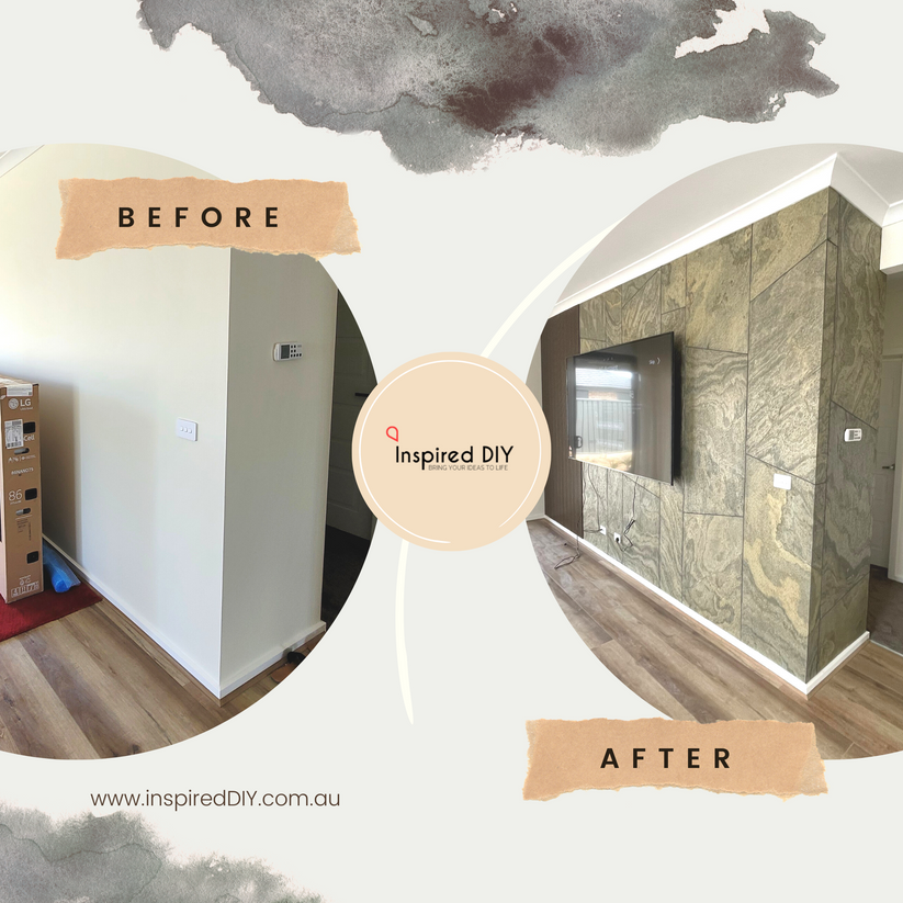 Feature Wall - Adal Stone Jeera Green (Slim Cover) – Inspired DIY